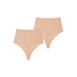 Triumph Thong ' Triumph Shape Smart Highwaist ' female Beige size S