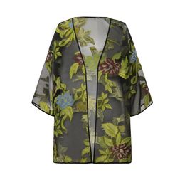 Ulla Popken Kimono Damen Gr&ouml;&szlig;e XXL/XXXL blau / gr&uuml;n / bordeaux / schwarz
