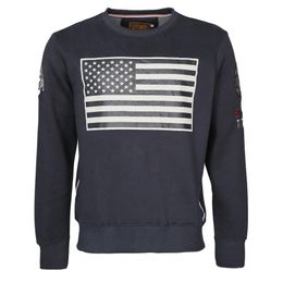 Top Gun Sweatshirt 'TG-9018' male Blue size XL