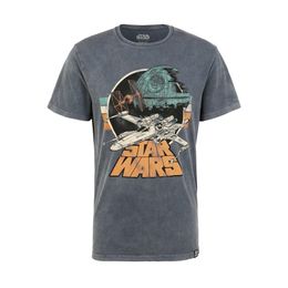 Recovered Shirt 'Star Wars Empire Strikes Back Retro X-Wing' male Grey size L
