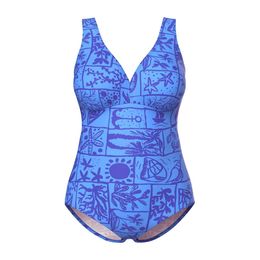 Ulla Popken Swimsuit female Blue size 44