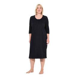 Ulla Popken Nachthemd Damen Gr&ouml;&szlig;e 7XL/8XL schwarz