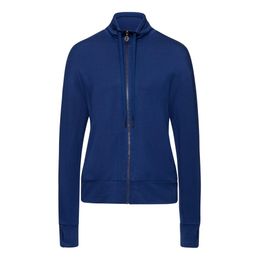 Hanro Zip-Up Hoodie 'Balance' female Blue size XL