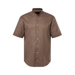 JP1880 Button Up Shirt male Brown size 4XL