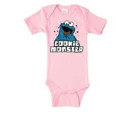 logoshirt Romper/Bodysuit 'Kr&uuml;melmonster' boy Pink size 50