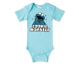 logoshirt Romper/Bodysuit 'Kr&uuml;melmonster' boy Blue size 74