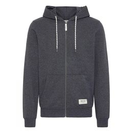 INDICODE Jeans Zip-Up Hoodie 'Playno' male Grey size S