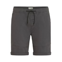!Solid Chinoshorts 'HENK' mit elastischem Bund und Tunnelzug Herren Gr&ouml;&szlig;e 31/32 grau / dunkelgrau