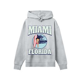 F4NT4STIC Sweatshirt 'Betty Boop Miami Florida Surf Scene' female Grey size L