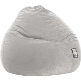 Sitzsack MAGMA HEIMTEX "BeanBag EASY XXL", grau, B:130cm, Bezug: 100% Polyester, Sitzs&auml;cke, Sitzsack