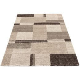 Teppich OCI DIE TEPPICHMARKE "Castle Beppo", beige (beige, braun), B:65cm H:20mm L:130cm, Kunstfaser, Teppiche, Teppich, Kurzflor, Wohnzimmer