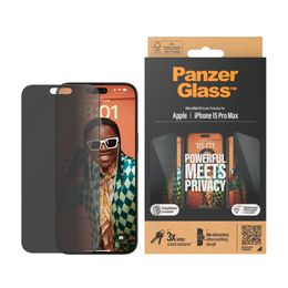 PanzerGlass Displayschutzglas "Privacy Screen Protector Glass", transparent, B:22cm H:1cm T:25mm, Displayfolien, Ultra Wide Fit