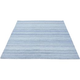 Teppich LUXOR living "Bodo", blau, B:120cm H:15mm L:170cm, Polyester, Teppiche, Teppich, meliert, In- und Outdoor geeignet, Wohnzimmer