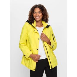 Funktionsjacke Casual Looks, Damen, Gr. 18, gr&uuml;n (limone), 100% Polyester, Kapuzenfutter:100% Polyester, Wattierung:100% Polyester, unifarben, Jacken Funktionsjacke
