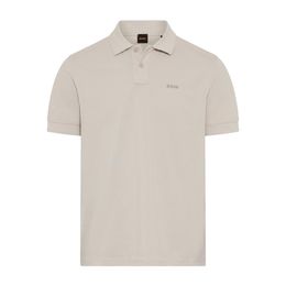 Poloshirt BOSS Orange "Prime", Herren, Gr. L, open grau070, Jersey, Obermaterial: 100% Baumwolle, regular fit h&uuml;ftlang, hoch geschlossener Ausschnitt, eng elastischer Bund, Shirts, mit Polokragen