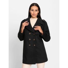 Heine Damen Cabanjacke, Schwarz, Gr. 34, Winterjacken, Material: Polyester