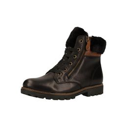 Remonte Schn&uuml;rstiefelette Damen Gr&ouml;&szlig;e 45 braun / schwarz Winterschuhe