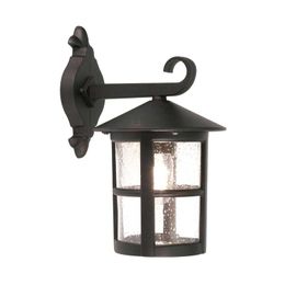 Elstead Lighting Hereford Wandleuchte, E27, BL21-G-BLACK,