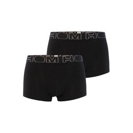 HOM Boxershorts Herren Gr&ouml;&szlig;e XXL dunkelbeige / schwarz