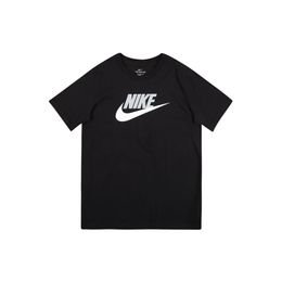 Nike Sportswear T-Shirt 'Futura' Jungen Gr&ouml;&szlig;e 138/147 schwarz / wei&szlig;