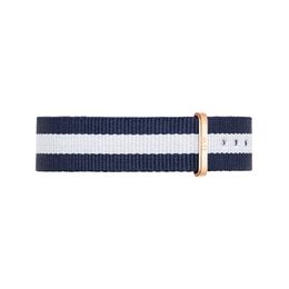 Daniel Wellington Textilband Damen Gr&ouml;&szlig;e One Size dunkelblau / wei&szlig;