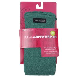 YOGISTAR.COM Yoga Armw&auml;rmer Damen Gr&ouml;&szlig;e One Size gr&uuml;n