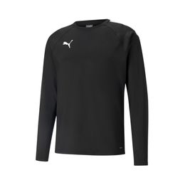 Puma Sportsweatshirt 'TeamLiga' Herren Gr&ouml;&szlig;e M schwarz / wei&szlig;