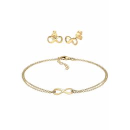 Elli Schmuckset Infinity Damen Gr&ouml;&szlig;e One Size gold