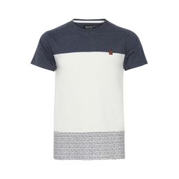 INDICODE Jeans T-Shirt Herren Gr&ouml;&szlig;e S marine / wei&szlig;