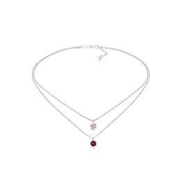 Elli Kette Damen Gr&ouml;&szlig;e One Size pink / rosa / silber