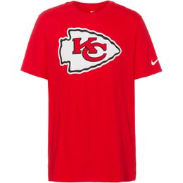 Nike T-Shirt 'KANSAS CITY CHIEFS' Herren Gr&ouml;&szlig;e S hellrot / wei&szlig;