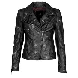Maze Bikerjacke 'Vegas' Damen Gr&ouml;&szlig;e M schwarz