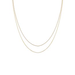 Elli Halskette Basic Kette, Choker Damen Gr&ouml;&szlig;e One Size goldgelb