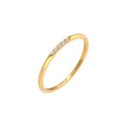 Elli DIAMONDS Ring Microsetting Damen Gr&ouml;&szlig;e 54 gold