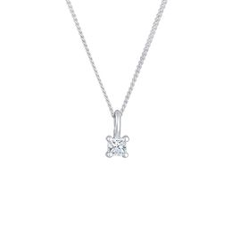 Elli Diamonds Halskette Solit&auml;r-Kette Damen Gr&ouml;&szlig;e 40 silber