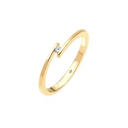 Elli DIAMONDS Ring Damen Gr&ouml;&szlig;e 54 gold