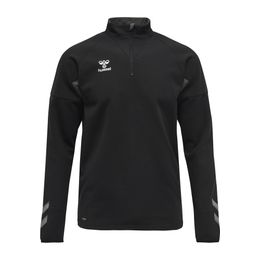Hummel Sportsweatshirt 'Lead' Herren Gr&ouml;&szlig;e XL grau / schwarz / wei&szlig;