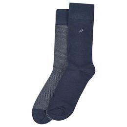 HECHTER PARIS Socken Herren Gr&ouml;&szlig;e 39/42 navy / taubenblau