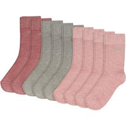 s.Oliver Socken M&auml;dchen Gr&ouml;&szlig;e 19/22 graumeliert / himbeer / ros&eacute;