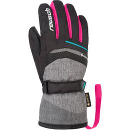 Reusch Fingerhandschuhe 'Bolt GTX Junior' Jungen Gr&ouml;&szlig;e XS/S hellblau / graumeliert / pink / schwarz