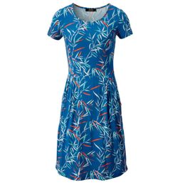 Aniston Selected Kleid Damen Gr&ouml;&szlig;e 36 blau / mischfarben Winterkleid