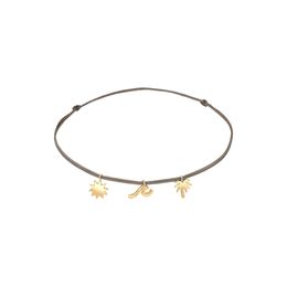 Elli Fu&szlig;schmuck Damen Gr&ouml;&szlig;e One Size gold / dunkelgrau