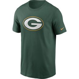 Nike T-Shirt 'Green Bay Packers' Herren Gr&ouml;&szlig;e L hellgrau / dunkelgr&uuml;n / orange