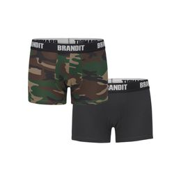 Brandit Boxershorts Herren Gr&ouml;&szlig;e XXL braun / gr&uuml;n / khaki / schwarz / wei&szlig;
