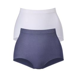 Petite Fleur Shapingslip Damen Gr&ouml;&szlig;e L marine / wei&szlig;