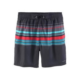 Bench Badeshorts Herren Gr&ouml;&szlig;e S saphir / himmelblau / anthrazit / rot