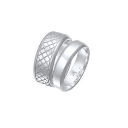 Kuzzoi Ring Bandring Herren Gr&ouml;&szlig;e 62 silber