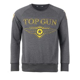 Top Gun Sweatshirt Herren Gr&ouml;&szlig;e XL dunkelgrau