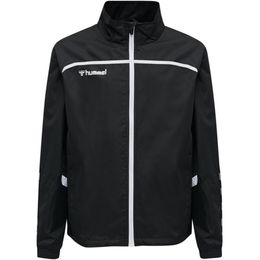Hummel Sportjacke 'Authentic' Jungen Gr&ouml;&szlig;e 152 schwarz / wei&szlig;