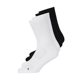SNOCKS Sportsocken Herren Gr&ouml;&szlig;e 35/38 schwarz / wei&szlig;